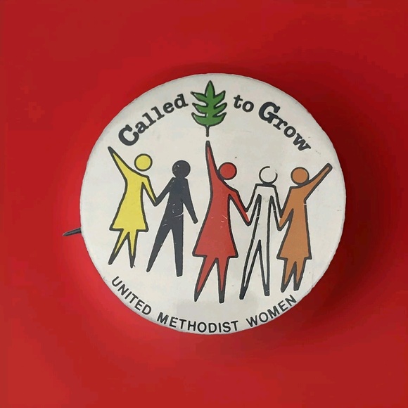 Jewelry | United Methodist Women Called To Grow Button Pin Religious ...